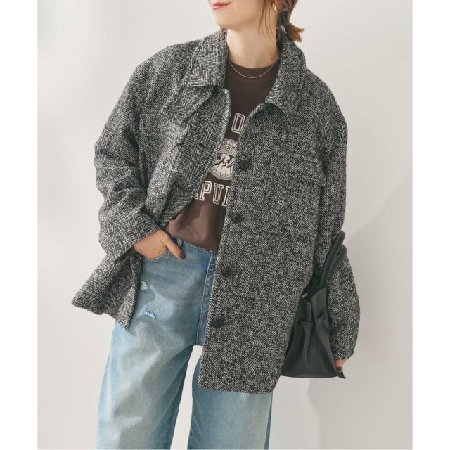 スピック＆スパン（Spick and Span）/ツイードCPOブルゾン