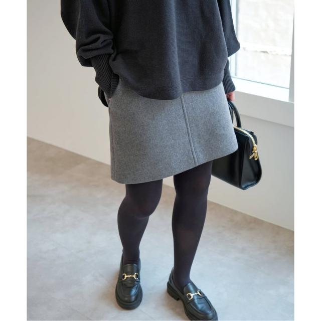 スピック＆スパン（Spick and Span）/《追加》メルトンAラインミニスカート