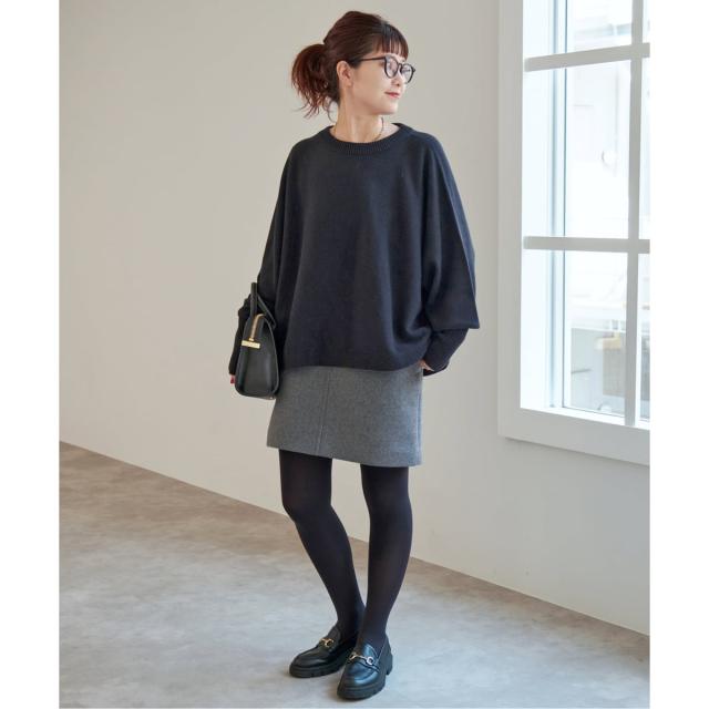 スピック＆スパン（Spick and Span）/《追加》メルトンAラインミニスカート