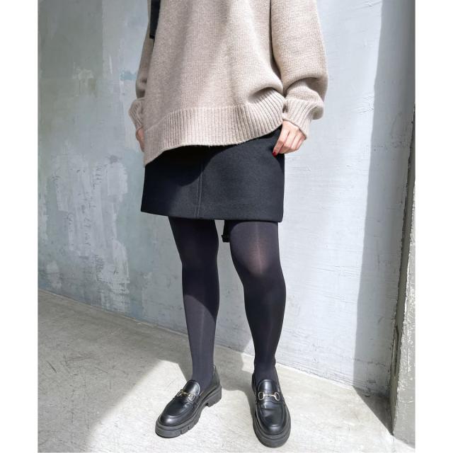 スピック＆スパン（Spick and Span）/《追加》メルトンAラインミニスカート