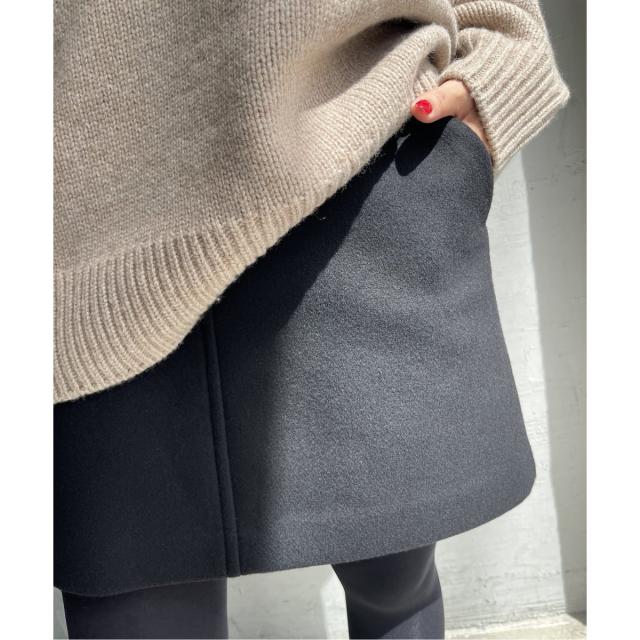 スピック＆スパン（Spick and Span）/《追加》メルトンAラインミニスカート