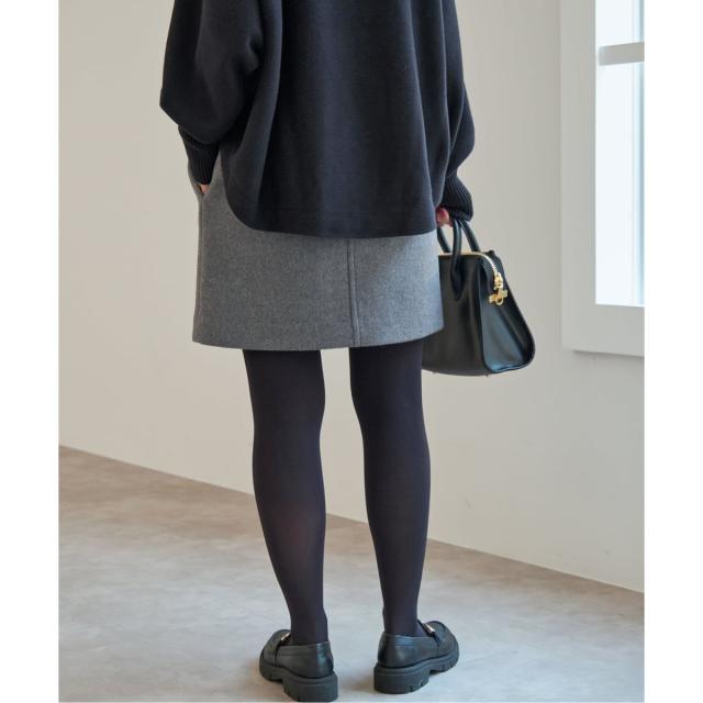 スピック＆スパン（Spick and Span）/《追加》メルトンAラインミニスカート