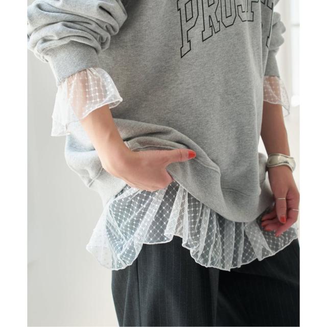 スピック＆スパン（Spick and Span）/《WEB限定 / 追加》チュールドットチュニックプルオーバー