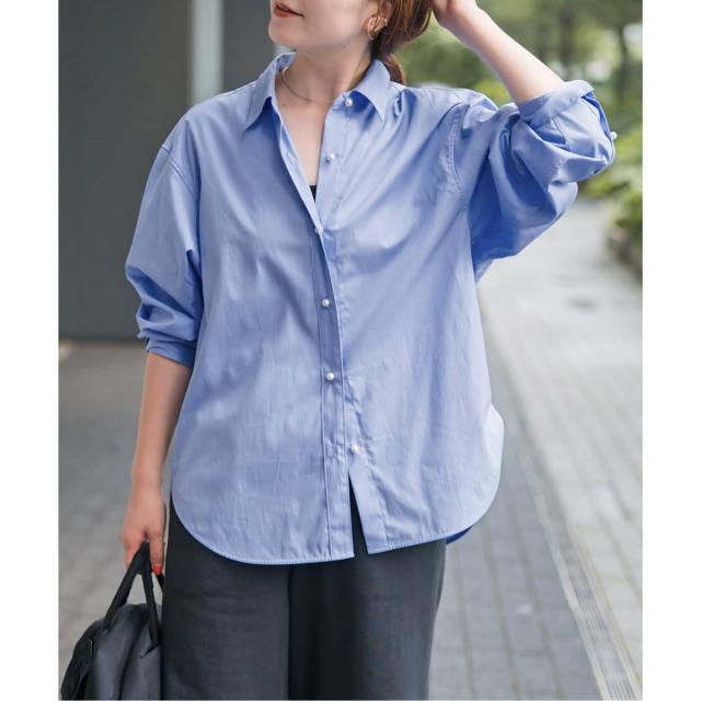 スピック＆スパン（Spick and Span）/《追加》パールボタンシャツ