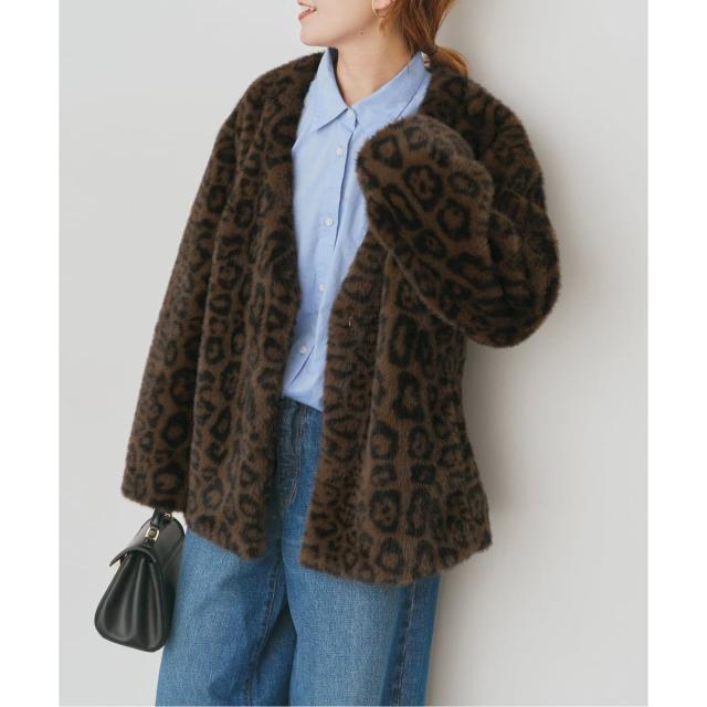 スピック＆スパン（Spick and Span）/レオパードファージャケット