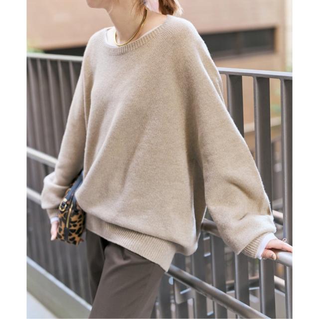 スピック＆スパン（Spick and Span）/《新色有り / 追加》ニュアンスコクーンシルエットニット