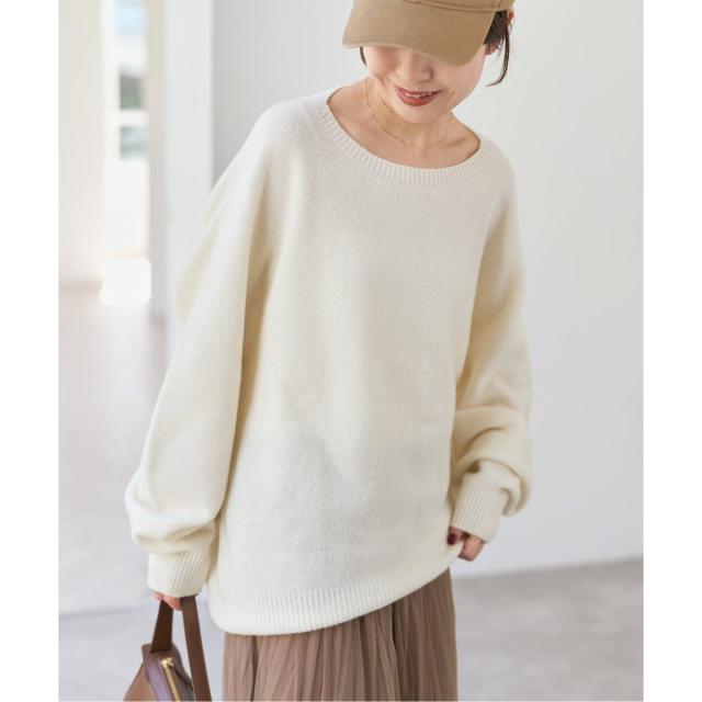 スピック＆スパン（Spick and Span）/《新色有り / 追加》ニュアンスコクーンシルエットニット