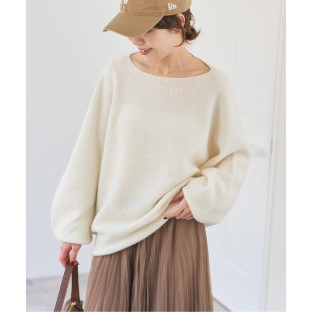 スピック＆スパン（Spick and Span）/《新色有り / 追加》ニュアンスコクーンシルエットニット