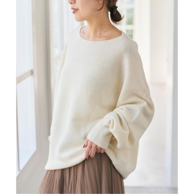 スピック＆スパン（Spick and Span）/《新色有り / 追加》ニュアンスコクーンシルエットニット