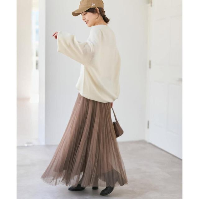 スピック＆スパン（Spick and Span）/《新色有り / 追加》ニュアンスコクーンシルエットニット