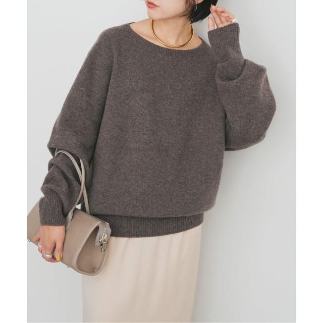 スピック＆スパン（Spick and Span）/《新色有り / 追加》ニュアンスコクーンシルエットニット