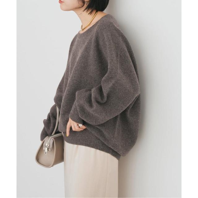 スピック＆スパン（Spick and Span）/《新色有り / 追加》ニュアンスコクーンシルエットニット