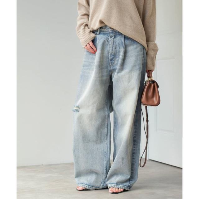 スピック＆スパン（Spick and Span）/《WEB限定 / 追加》5 1/2 TUCKBARREL DENIM