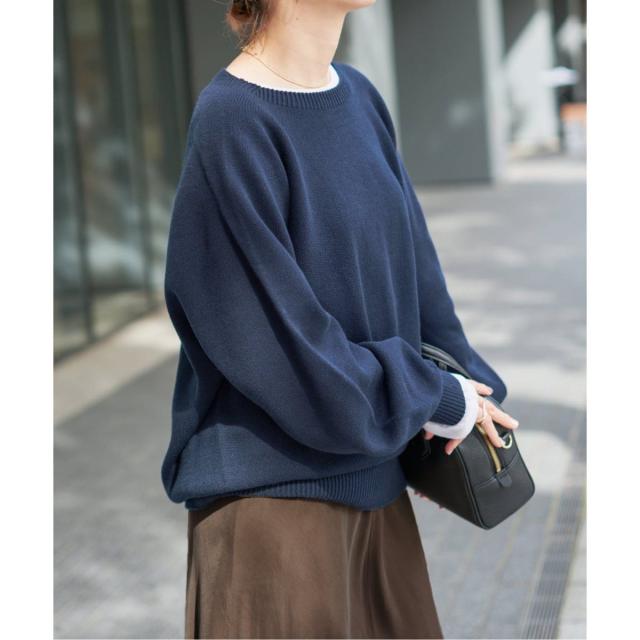 スピック＆スパン（Spick and Span）/《26SS 新作 / 予約》 ニュアンスコクーンバルキーニット