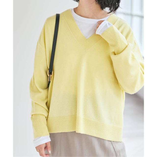 スピック＆スパン（Spick and Span）/カシミヤVネックプルオーバー