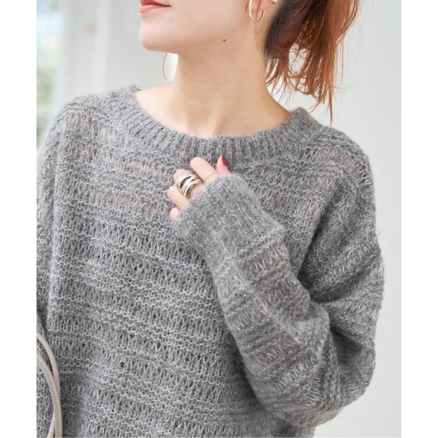 スピック＆スパン（Spick and Span）/ラメシャギーニットプルオーバー