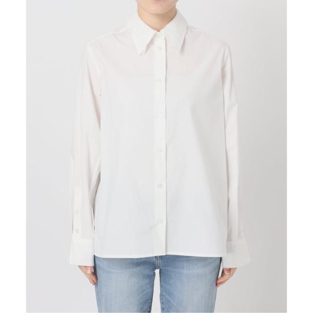 スピック＆スパン（Spick and Span）/レース襟シャツ