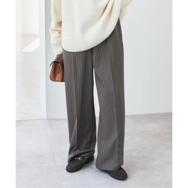 【NEW】スピック＆スパン（Spick and Span）/ウォッシャブルPEイージースラックスパンツ