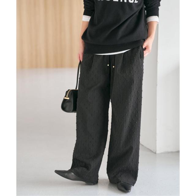 スピック＆スパン（Spick and Span）/《WEB限定 / 追加予約》ドットジャガードイージーパンツ