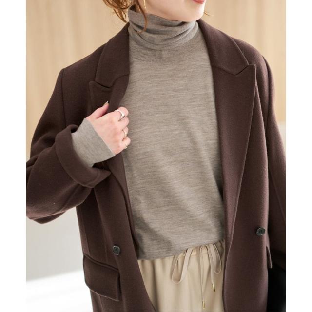 【NEW】スピック＆スパン（Spick and Span）/《新色有り / 追加2》18Gタートルネックプルオーバー