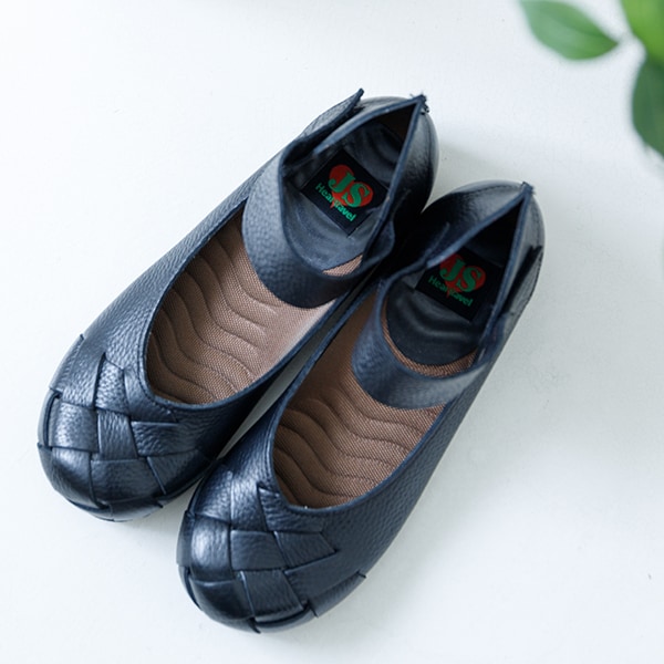 JS ハートレーベル（JS Heartlavel）/本革☆インヒールレザーパンプス