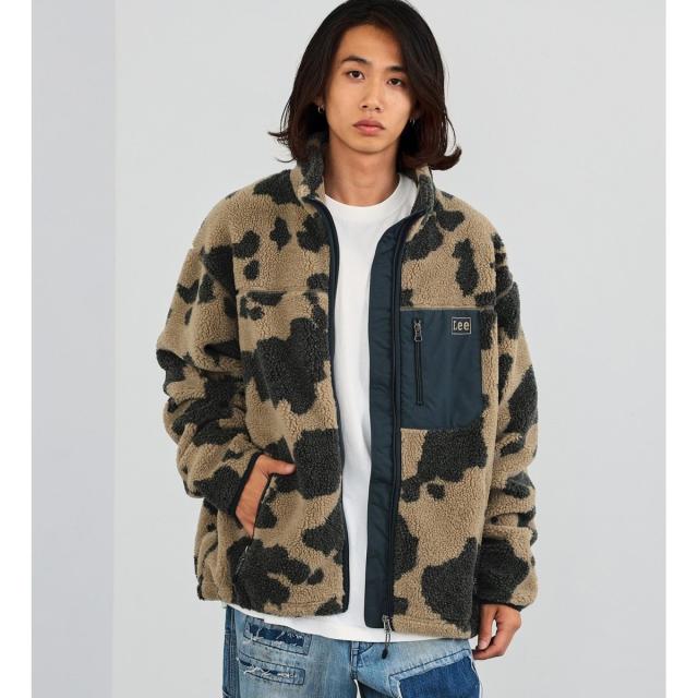 リー（Lee）/ボアジップジャケット 裾ドローコード付