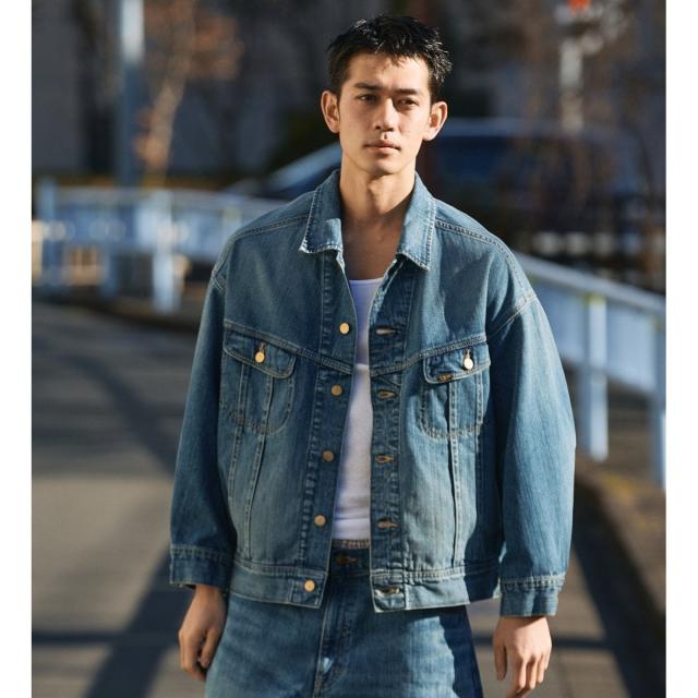 リー（Lee）/【NEW】SUPERSIZED ビッグシルエットライダースデニムジャケット セットアップ可