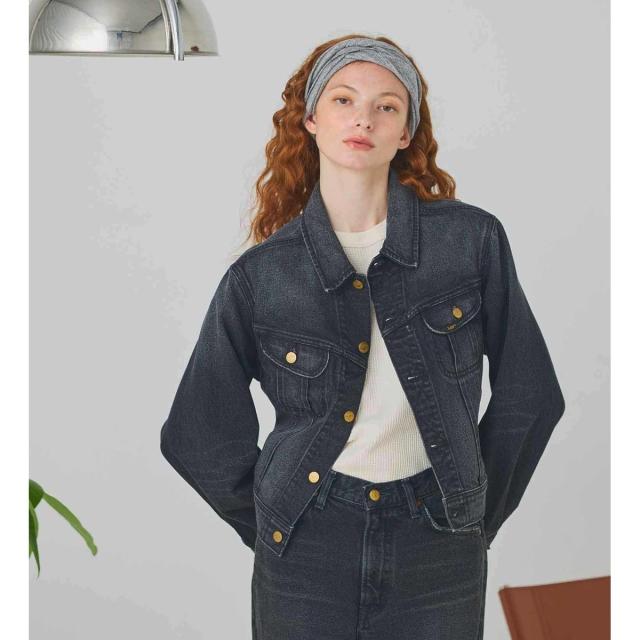 リー（Lee）/ライダースデニムジャケット 上質コットン100％ セットアップ可