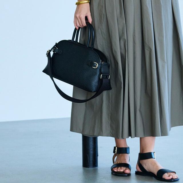 トプカピ（TOPKAPI）/【Breath TOPKAPI】スコッチグレイン ベルトデザイン ショルダー付き ミニトート バッグ