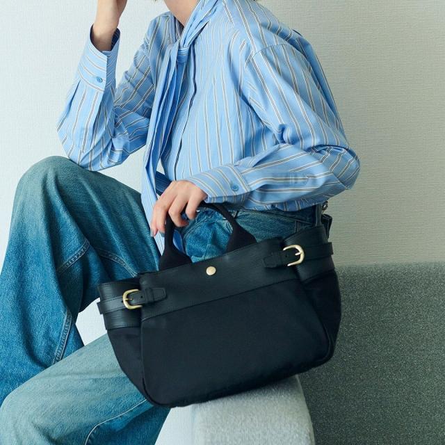 トプカピ（TOPKAPI）/【Breath TOPKAPI】 リプル ナイロン コンビ ベルト デザイン ミニ トートバッグ