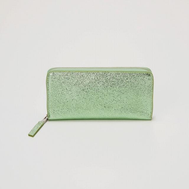 トプカピ（TOPKAPI）/【TREASURE TOPKAPI】ウォッシュド レザー メタリック ラウンドファスナー 長財布