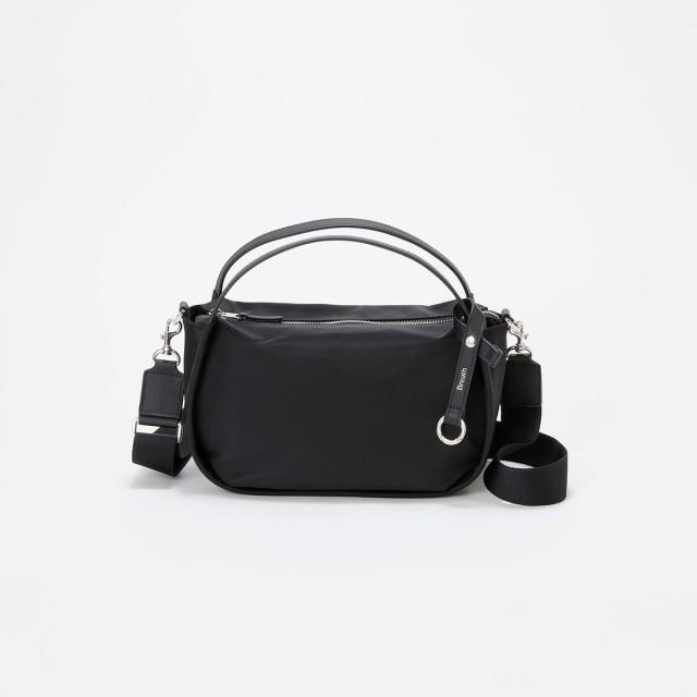 トプカピ（TOPKAPI）/【Breath TOPKAPI】【撥水】ツヤ ナイロン ショルダー付き ラウンド トートバッグ