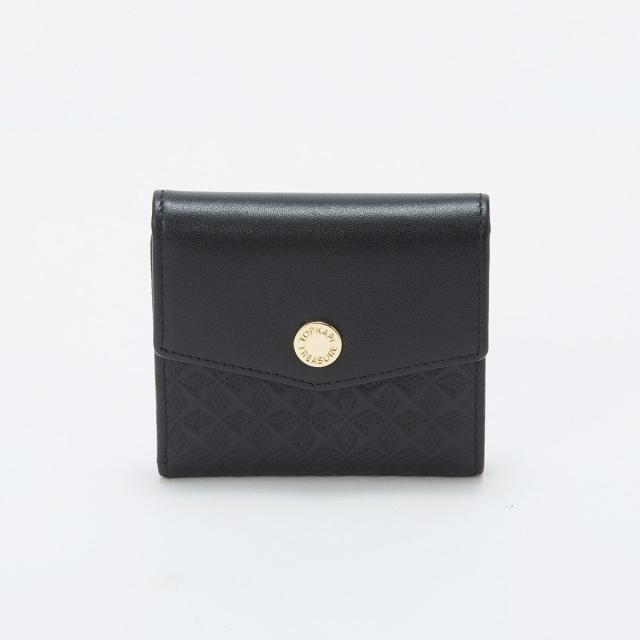 トプカピ（TOPKAPI）/【TREASURE TOPKAPI】スムースレザー 幾何柄 二つ折り財布