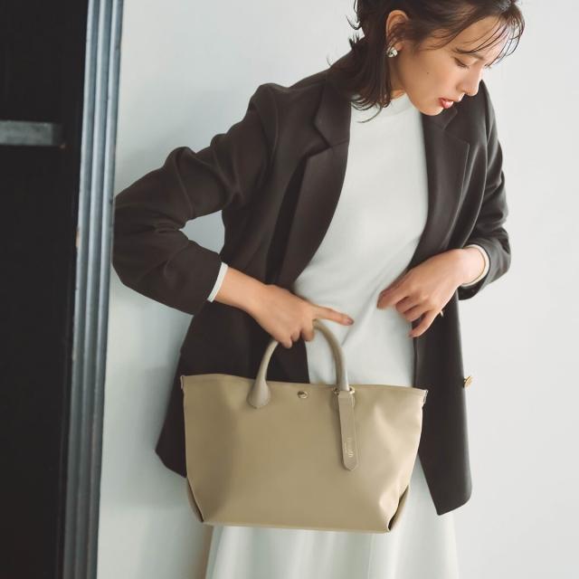 トプカピ（TOPKAPI）/【Breath TOPKAPI】ナイロン レザーハンドル シンプル ミニ トートバッグ / 軽量