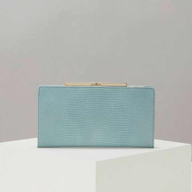 トプカピ（TOPKAPI）/【TVドラマ使用】イタリアンレザー・リザード型押し・がま口長財布 LUCIA[ルチア]