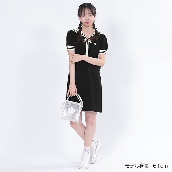 マリークワント（MARY QUANT）/バイカラーセーラー ワンピース