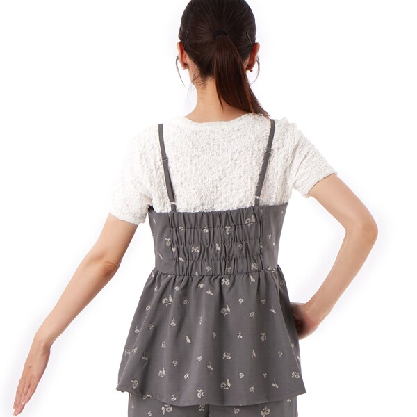 マリークワント（MARY QUANT）/総柄リアルデイジー刺繍 ビスチェの通販