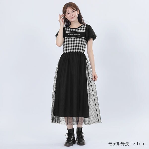 マリークワント（MARY QUANT）/レトロロゴライン ワンピース