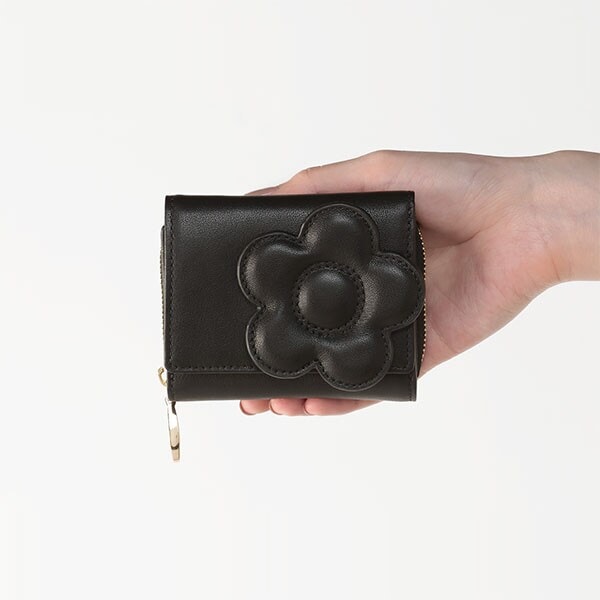 マリークワント（MARY QUANT）/ビッグデイジーパッチ ミニウォレット