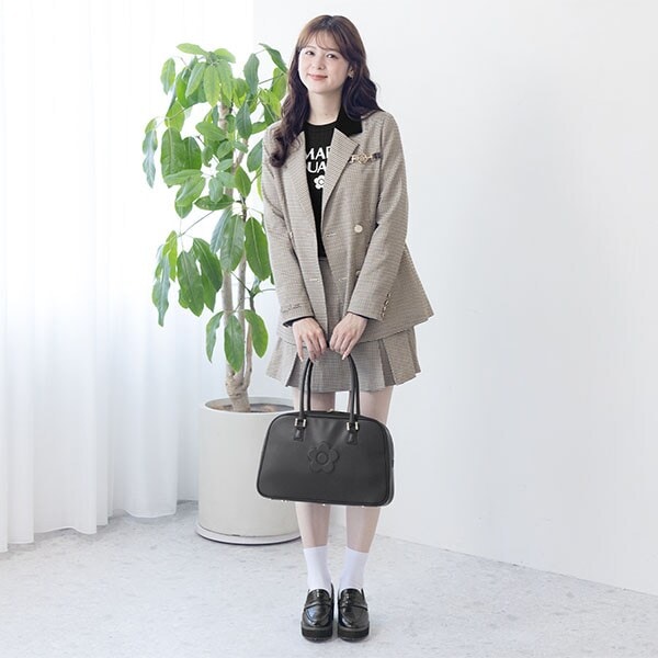 マリークワント（MARY QUANT）/スクエアエンボスデイジー トート