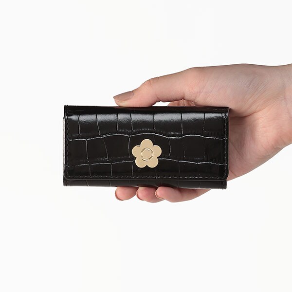 マリークワント（MARY QUANT）/クロコエンボス キーケース