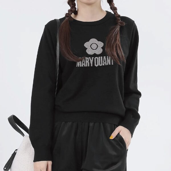 マリークワント（MARY QUANT）/シンプルロゴニット プルオーバー