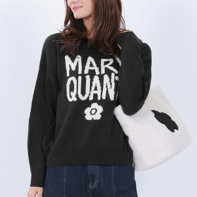 マリークワント（MARY QUANT）/ペイントロゴニット プルオーバー