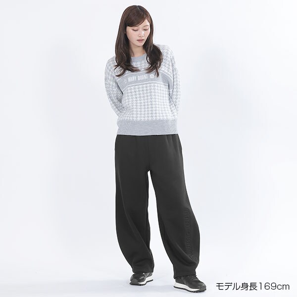 マリークワント（MARY QUANT）/エンボス刺繍 パンツ