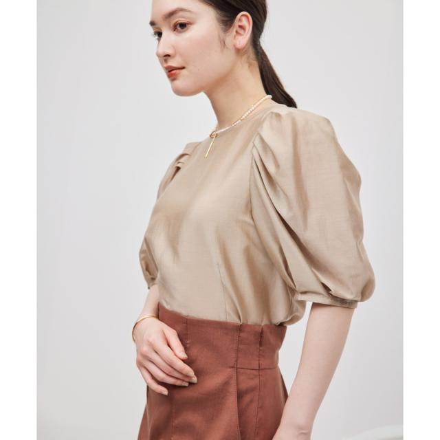 ロペ（ROPE’）/【新色追加】【洗える】カールマイヤーパフスリーブブラウス【雑誌/メディア掲載】