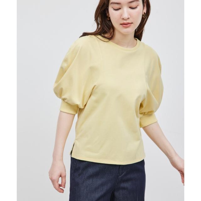 ロペ（ROPE’）/コットンボリュームスリーブショート丈カットソー