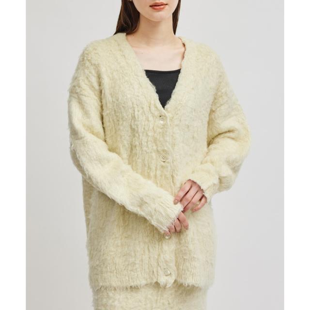 ロペ（ROPE’）/シルクシャギーカーディガン/セットアップ対応