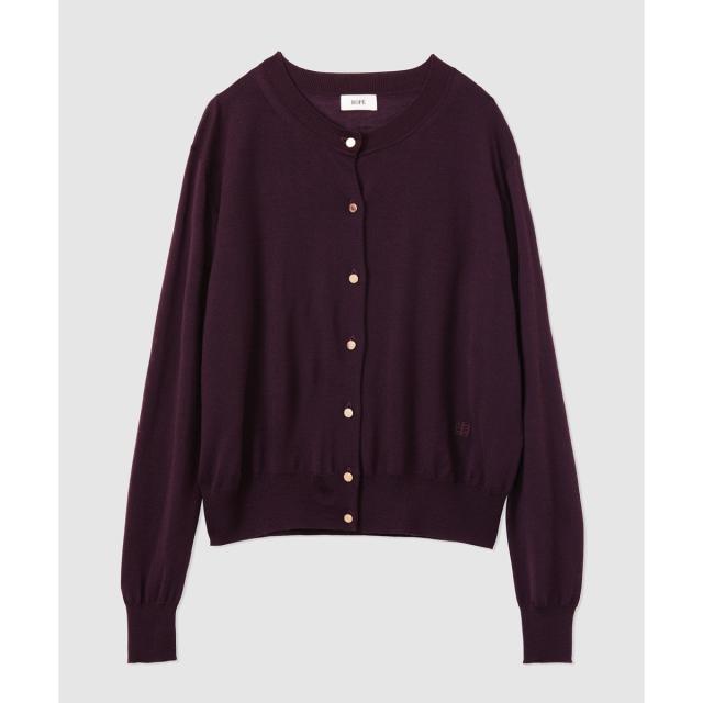 ロペ（ROPE’）/SUPER160’sメリノウールカーディガン【ロロ・ピアーナ社製ウール使用】/アンサンブル対応