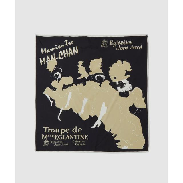 ロペ（ROPE’）/ロートレックグラフィカルシルクスカーフ