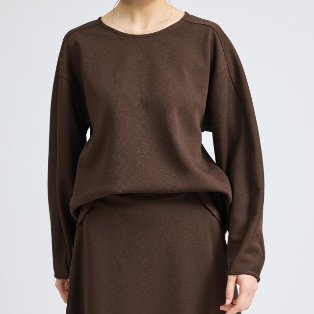 ロペ（ROPE’）/梨地フォルムカットソー/セットアップ対応【Sサイズフェア対象】